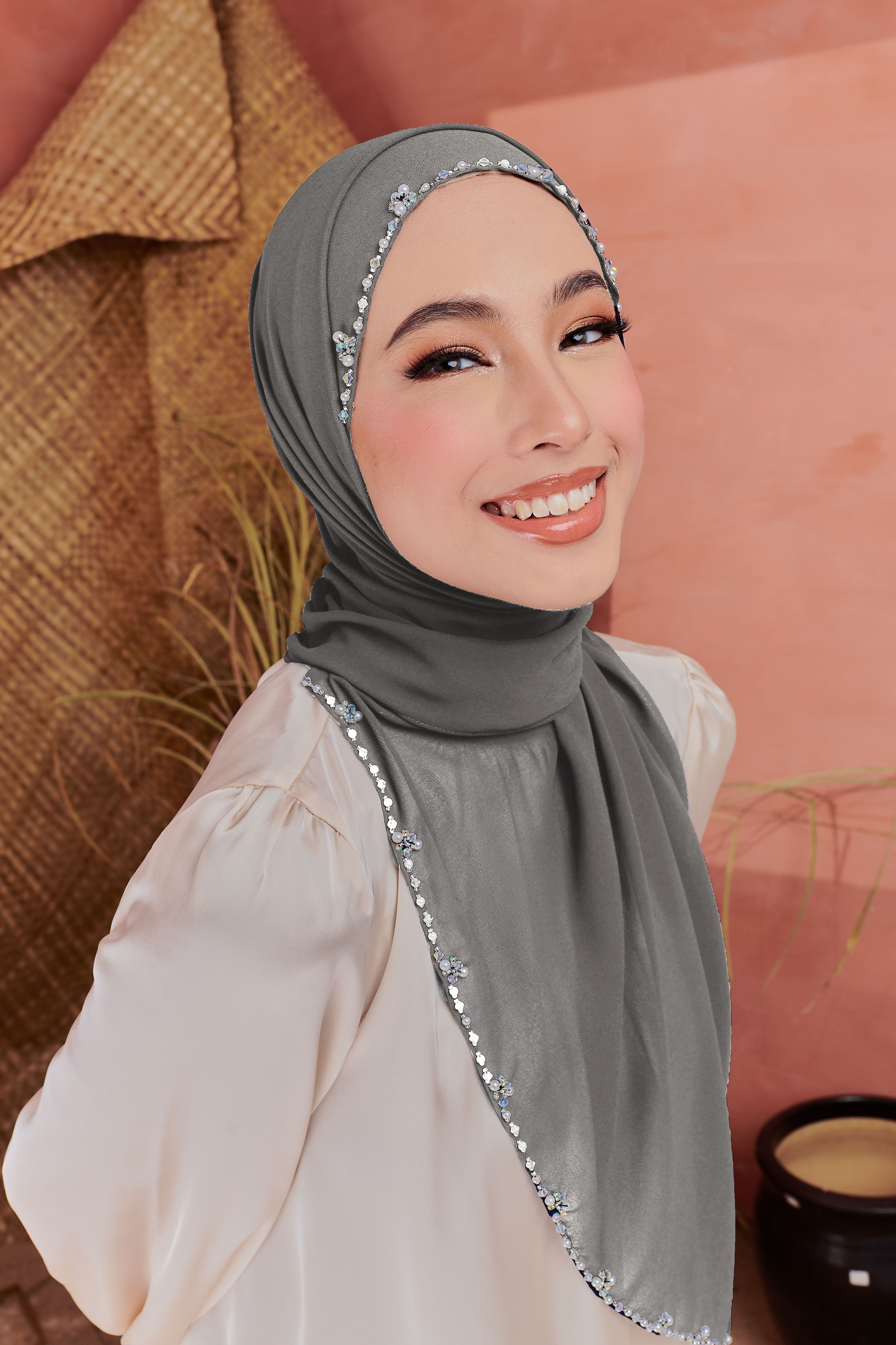 shawl,beads shawl,shawl plain,shawl raya 2024,2024,raya 2024, long ...